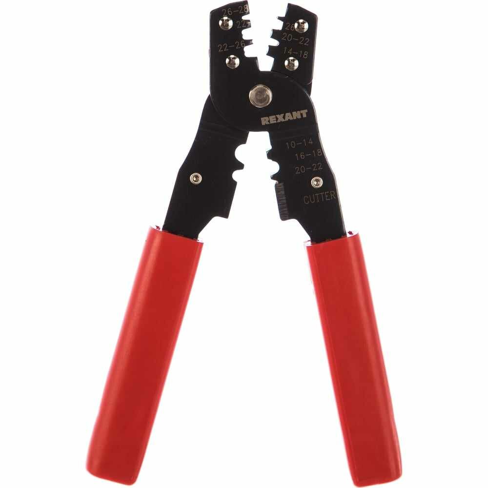 REXANT Кримпер для обжима автоклемм, изолированных и неизолированых 0.10 - 6.0 мм2 /ht-202B/ 12-3032