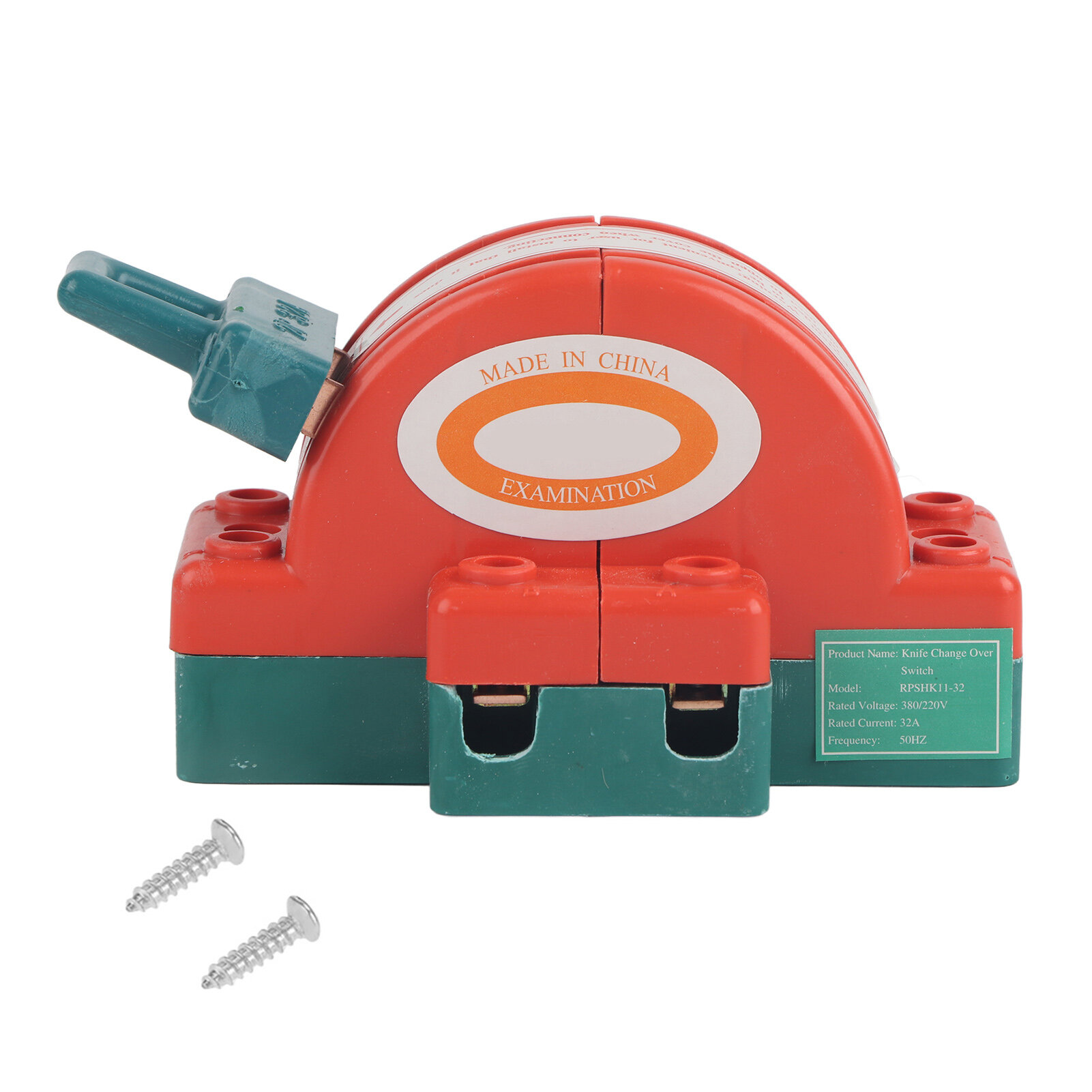 2 шт. 32А AC 220В 2-полюсный двухпозиционный ножевой предохранительный выключатель