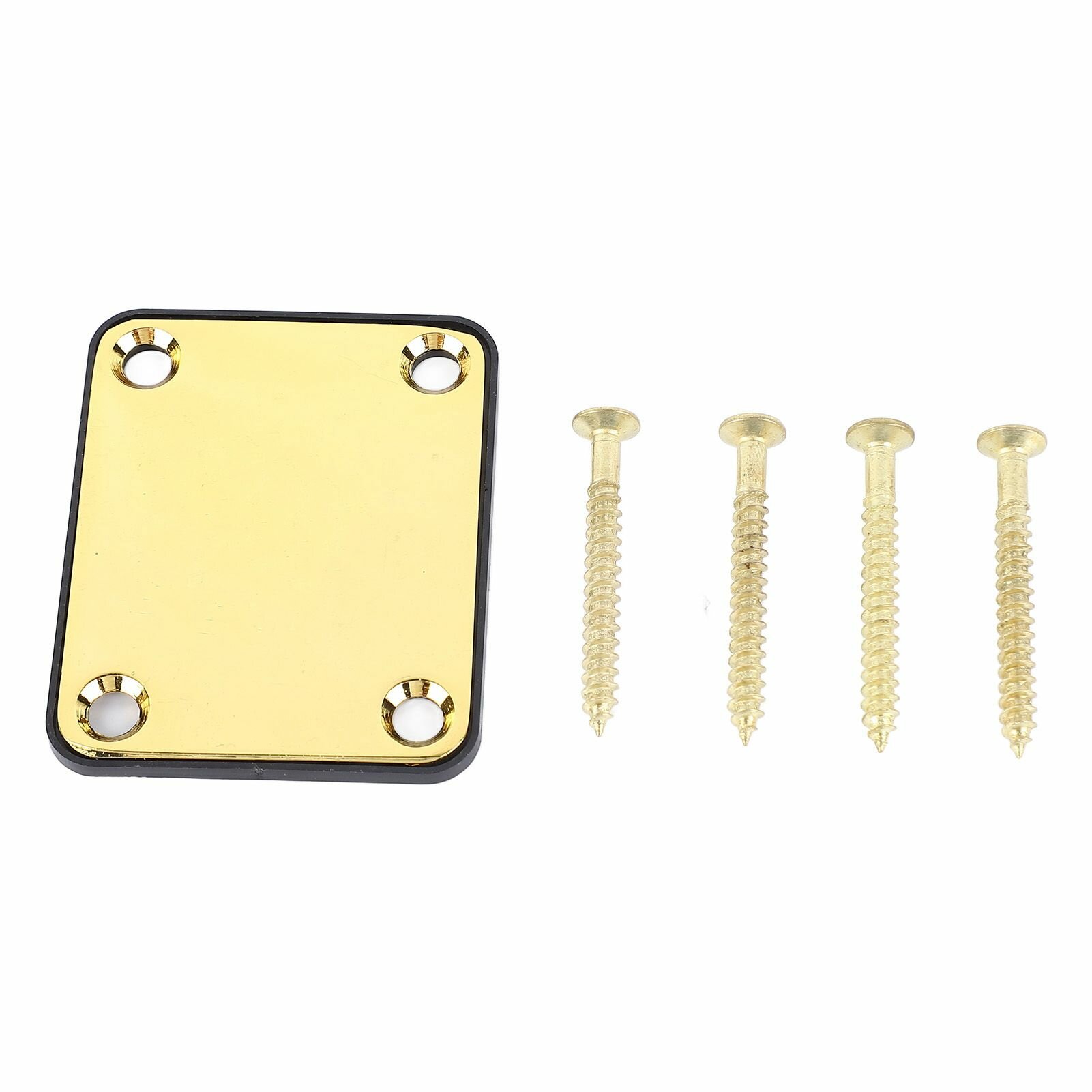 Золотая замена грифа электрогитары, металлическая защитная пластина для усиления грифа для 6-струнных гитар, прочная металлическая конструкция, простая установка