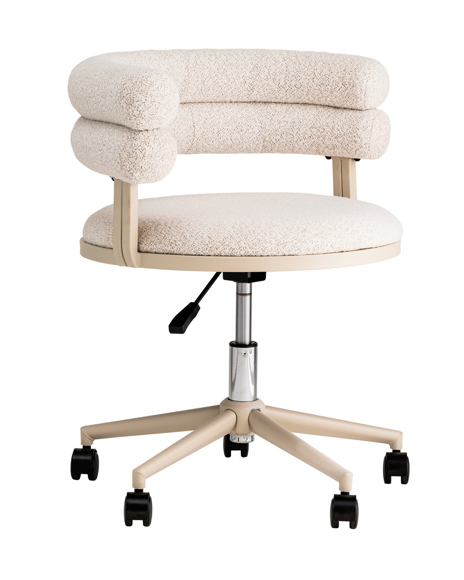 Стул офисный Ponty, светло-серый, серые ножки