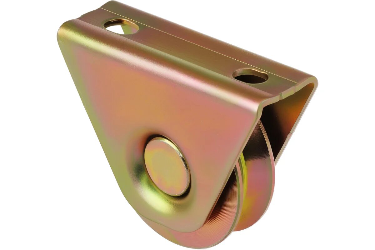 А5 Ролик для откатных ворот (60х17) аннодированная сталь двойной шариковый подшипник V-ПАЗ - RBV 60X17 1008700