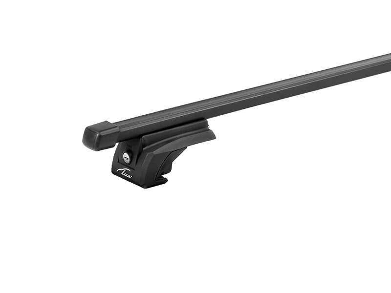 Багажник на рейлинги автомобиля LUX элегант с дугами 1,3м прямоугольными в пластике.