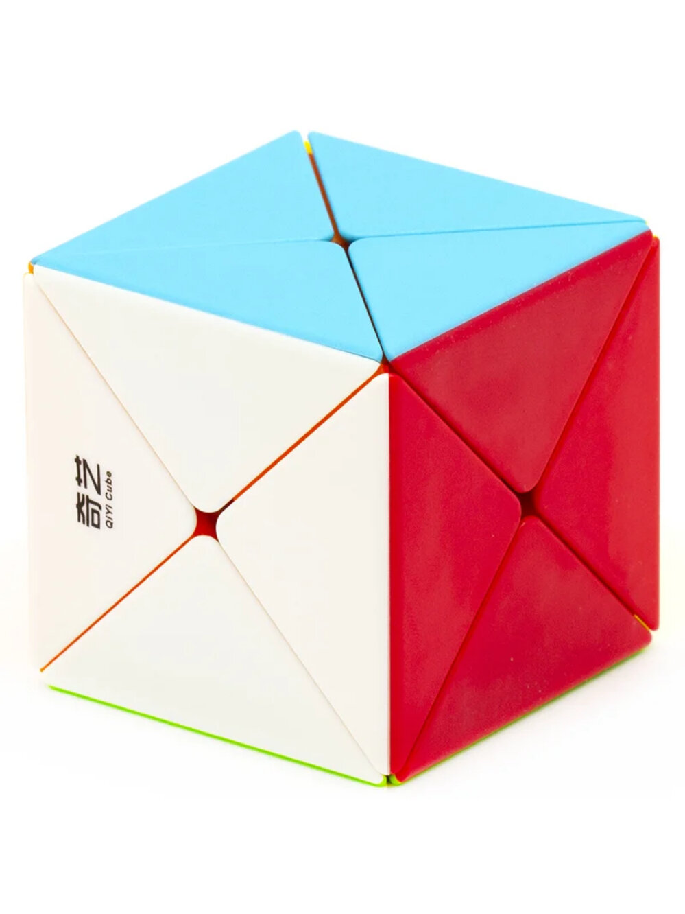 Головоломка QiYi (MoFangGe) Dino Cube, цветной пластик, без наклеек