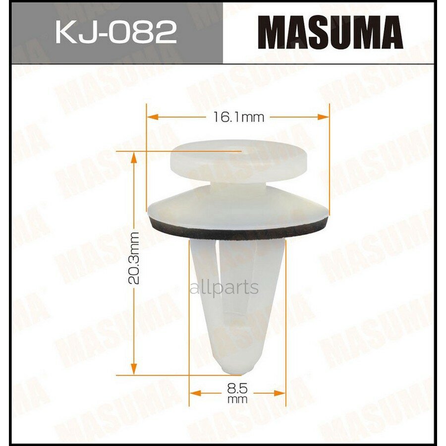 MASUMA KJ082 клипса крепжная