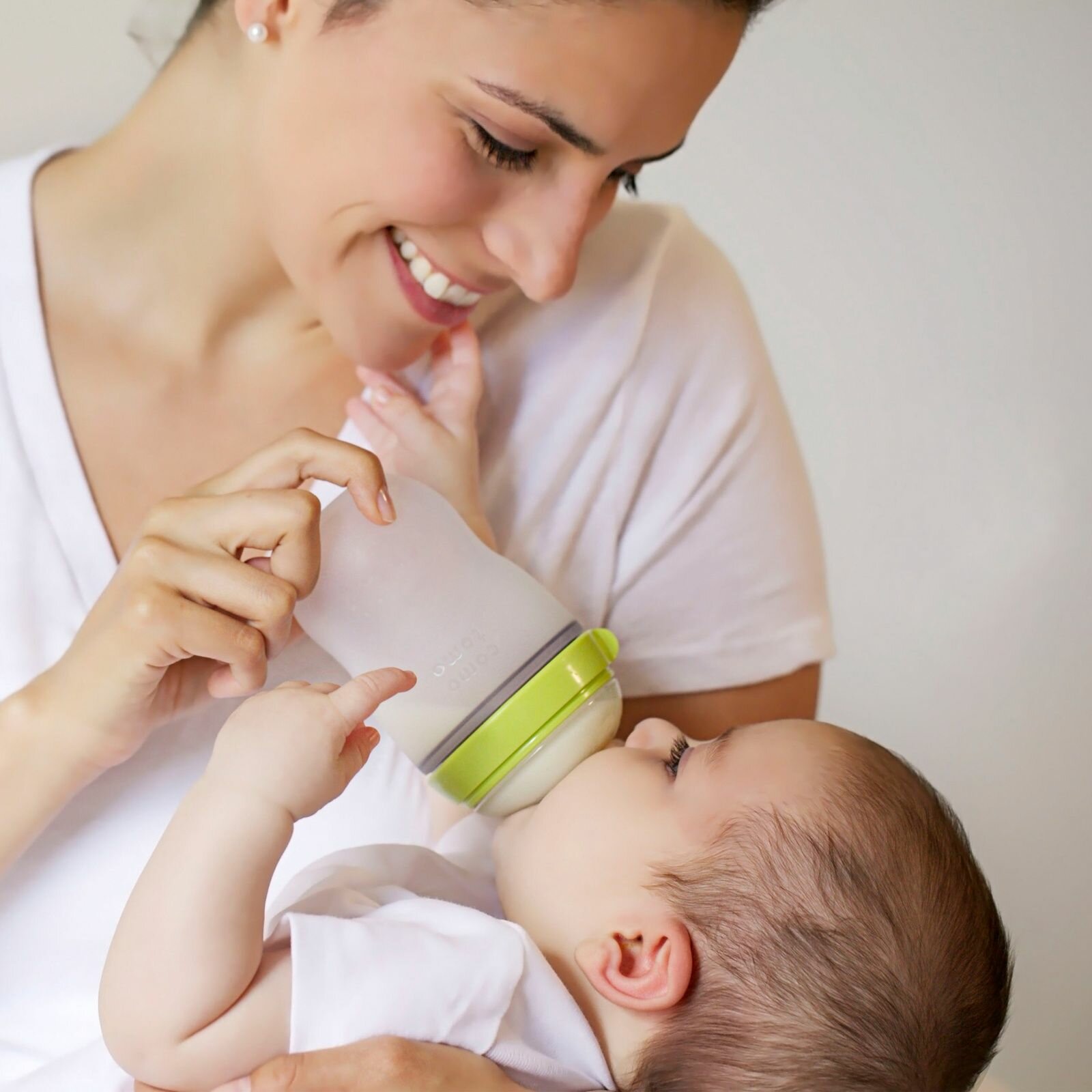 Бутылочка для кормленияDoux Bebe , Baby Bottle，Зеленый 250 мл.