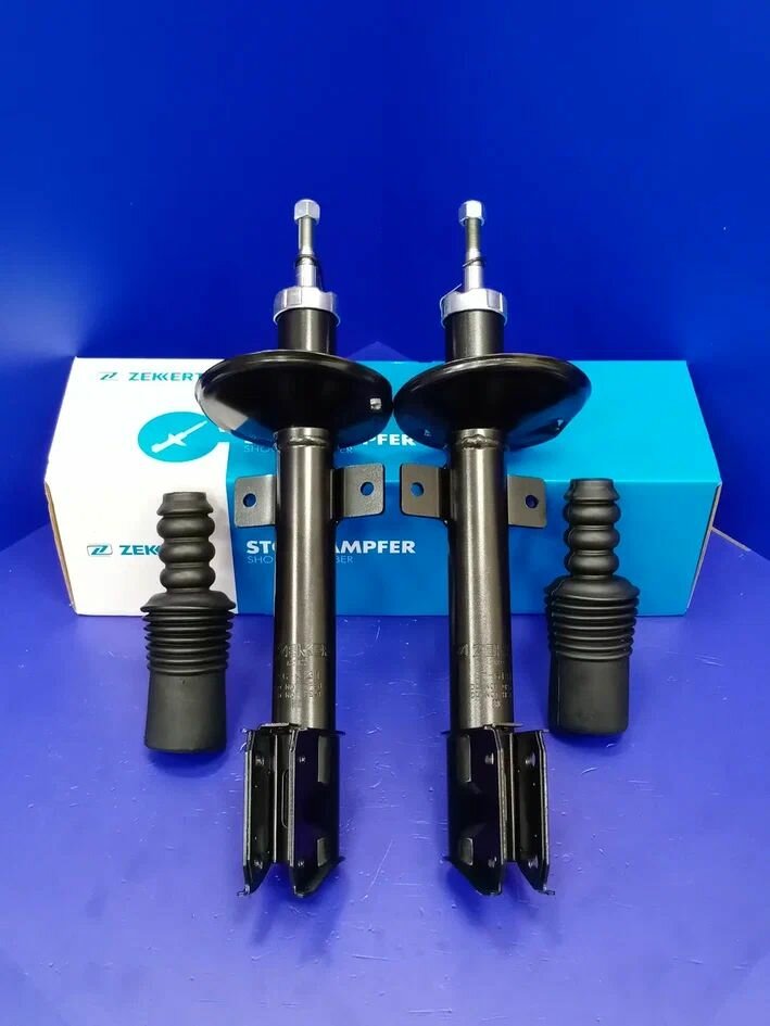 Пара задних амортизаторов с пыльниками и отбойниками на полноприводный Renault Duster 2010-2023гг. Амортизатор Рено Дастер