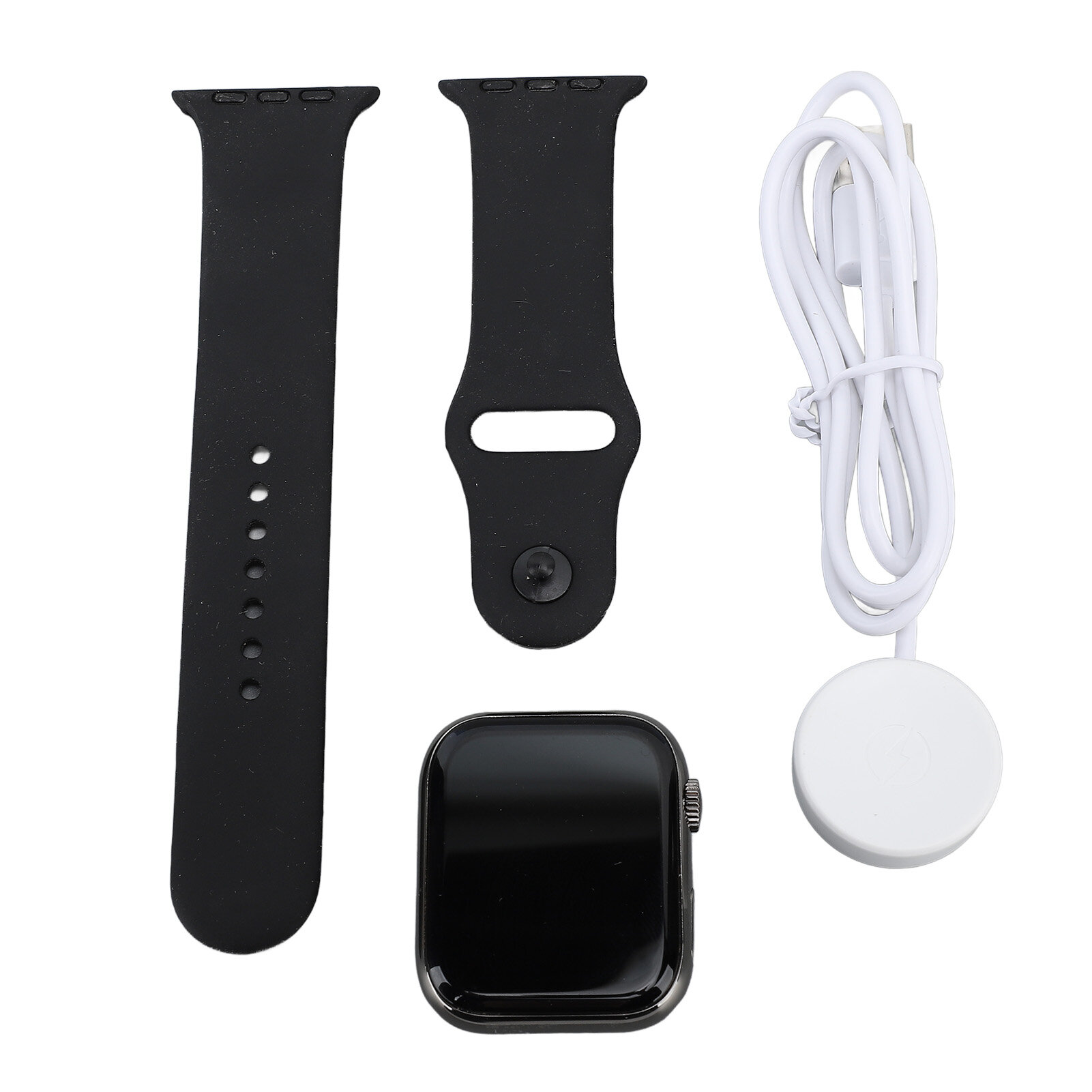 Фитнес-часы IP65, водонепроницаемые, с функцией отслеживания активности и сна, шагомером и счетчиком калорий, для женщин и мужчин, спортивные, черные.