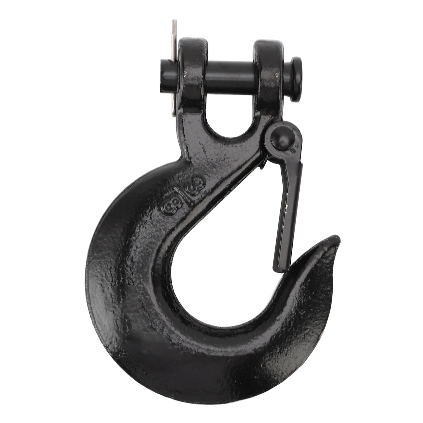 Захват для цепи безопасности 3/8 дюйма, грузоподъемность 18000 фунтов, сталь, цинк, черный