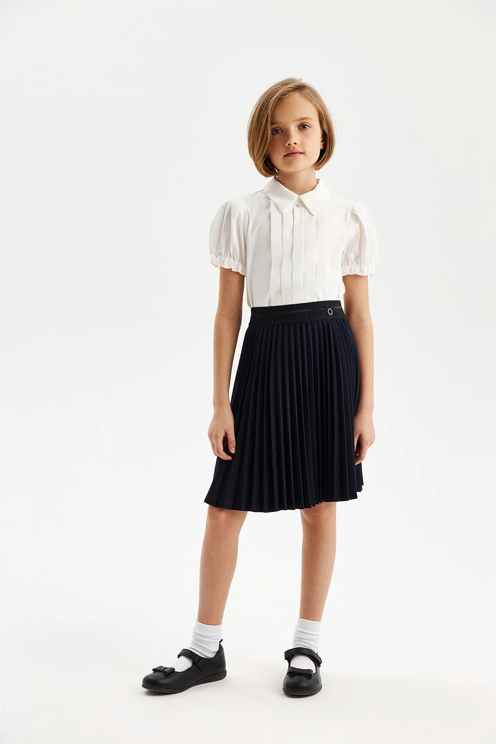 Школьная юбка гофре