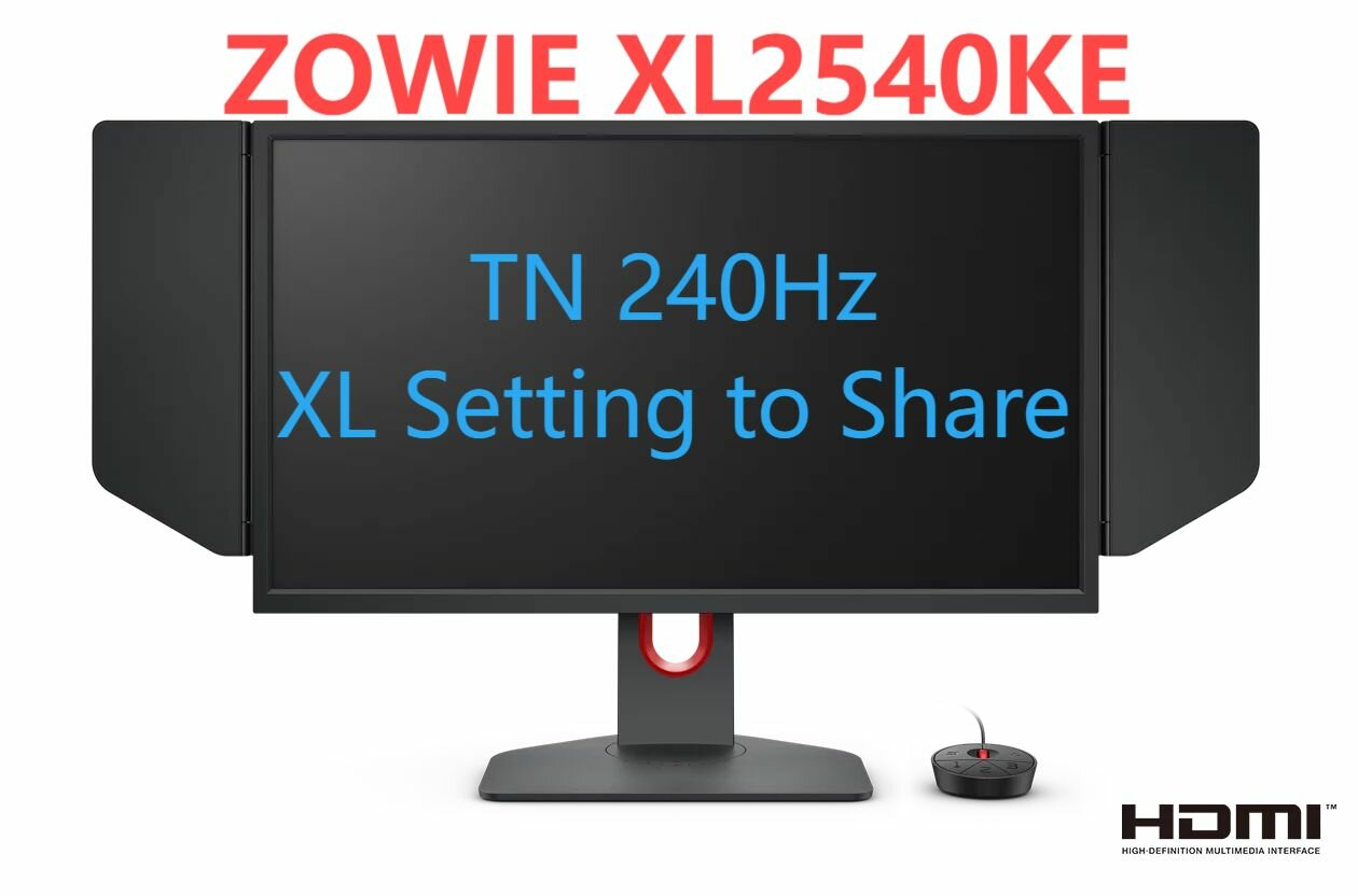 ZOWIE 24.5" Монитор XL2540KE TN 240Hz , черный