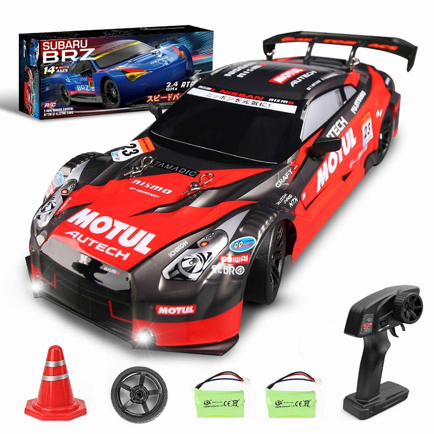 Дрифт-кар с дистанционным управлением, профессиональный высокоскоростной полноприводный автомобиль в масштабе 1:16, конкурентоспособный автомобиль