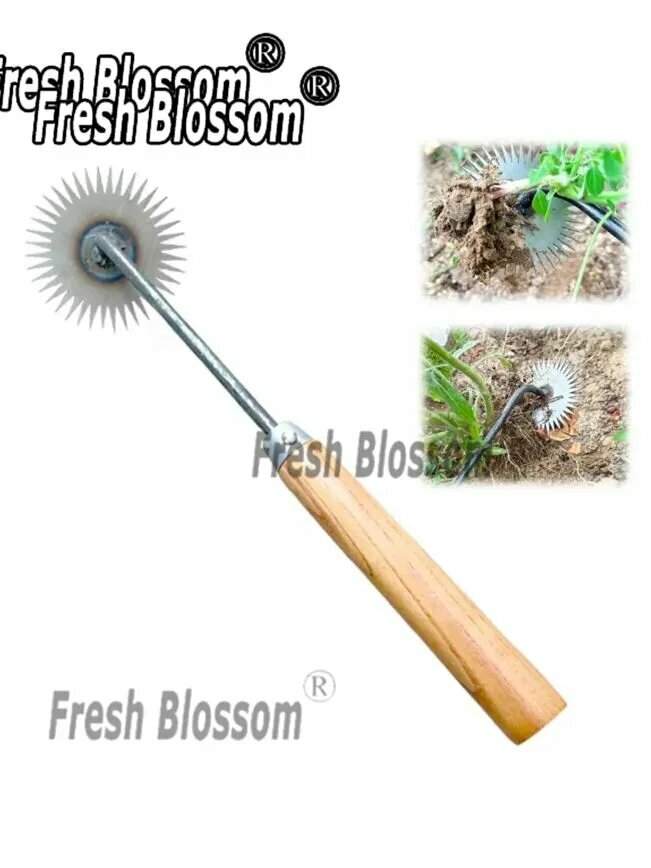 Тяпка Fresh Blossom с черенком и зубцами, высокоуглеродистая сталь