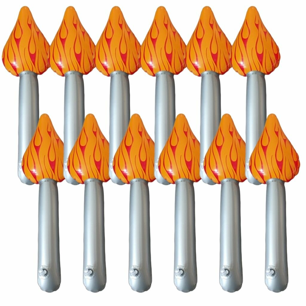 12 шт. Надувные игрушечные факелы для детского сада