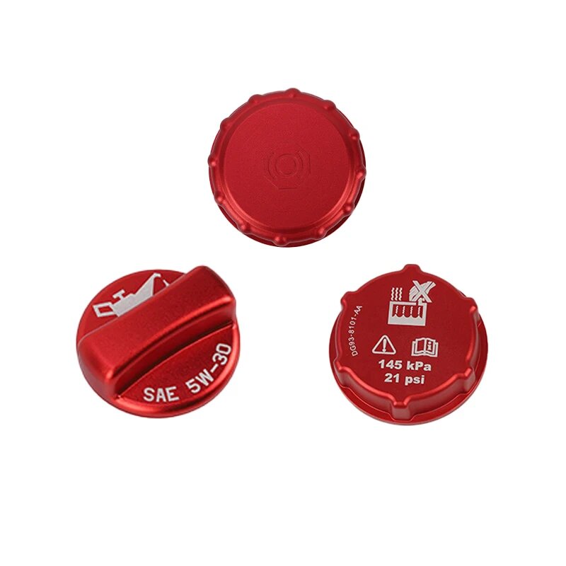 SHINEKA автомобильное масло/тормозная жидкость/декоративная крышка топливного бака для Ford Bronco Sport/для Ford Bronco 2021 2022 2023 2024 2025 Up 3pcs a set