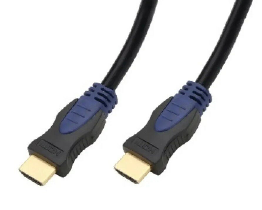 Кабель HDMI Wize WAVC-HDMI-5M 5 м, HDMI 2a, v.2.0, 19M/19M, 4K/60 Hz 4:4:4, Ethernet, позол. разъемы,