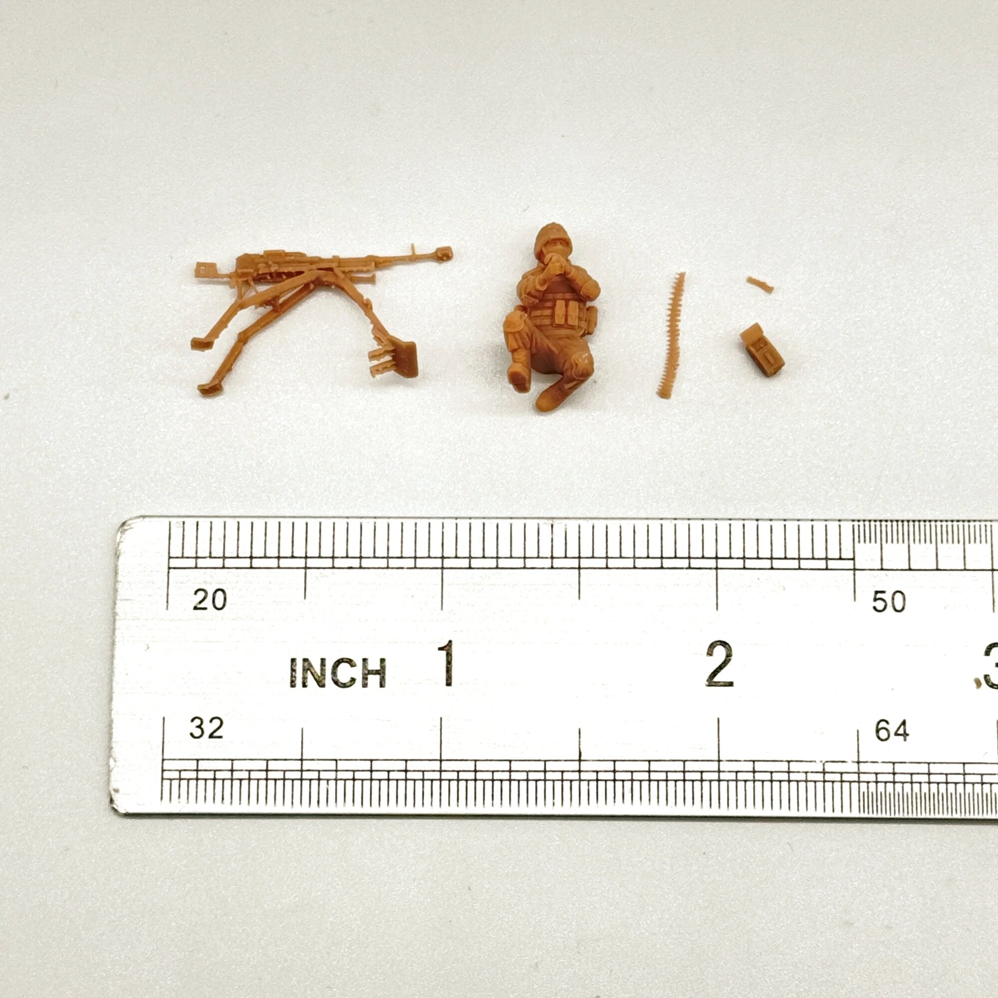 Масштаб 1/72, современный солдат российской армии, портативный KORD с биподом 6T19, модель пистолета, миниатюрная фигурка, военная военная военная диорама