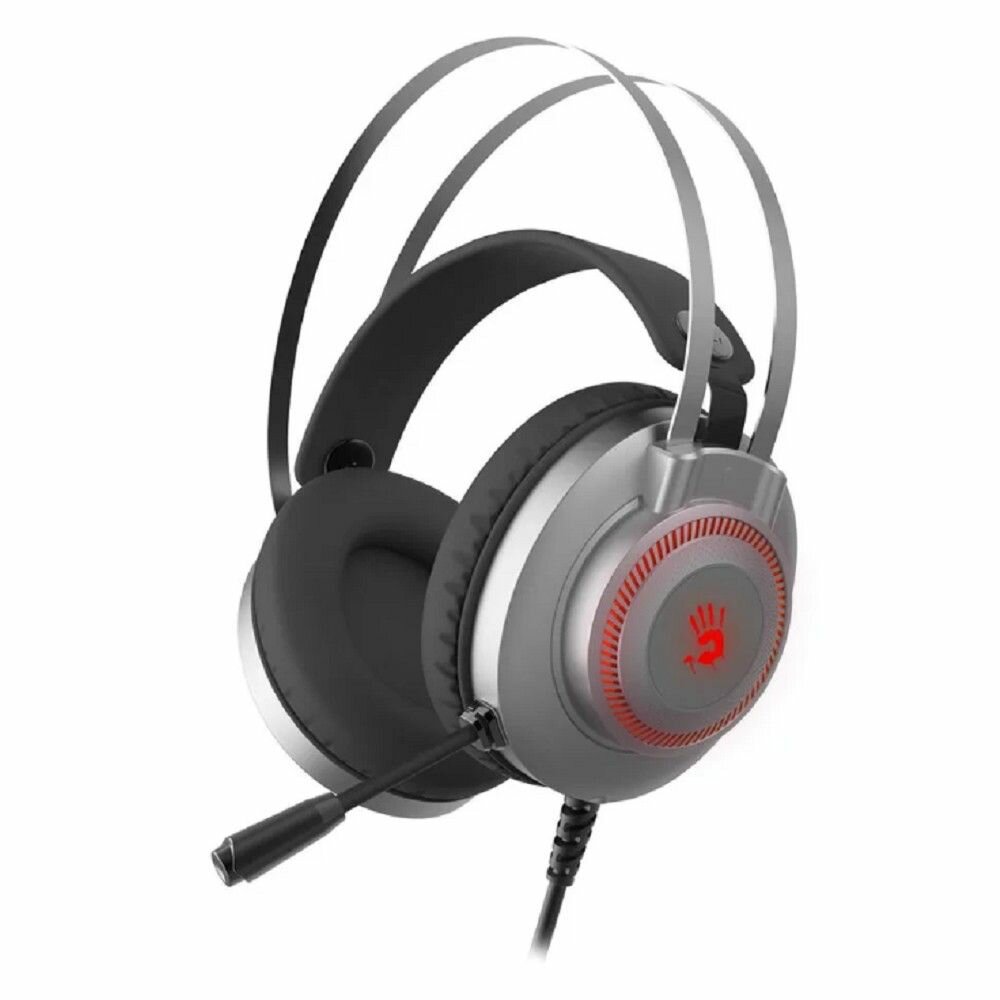 A4Tech Наушники Bloody J200S серый 2м мониторные USB J200S