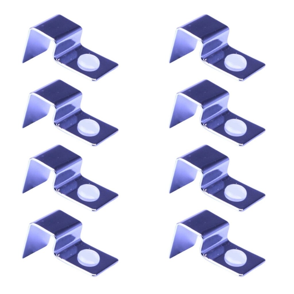 Зажимы для стеклянной крышки аквариума из нержавеющей стали, 8 шт, защита от коррозии