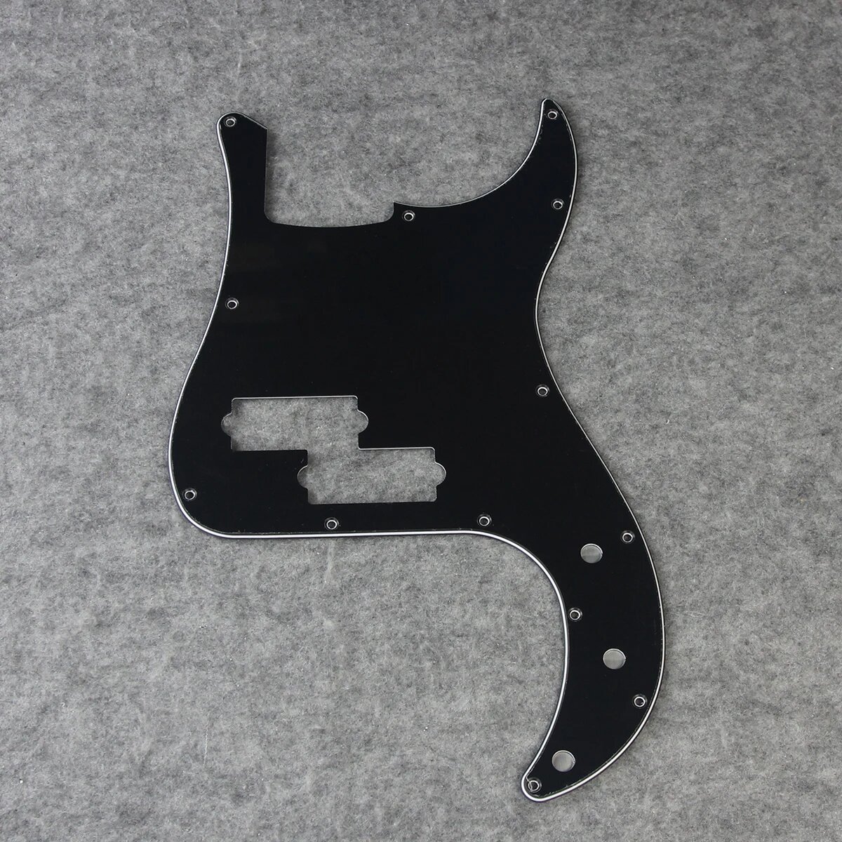 Черный 3Ply Pickguard для Fender Precision Bass