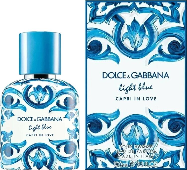 D&G Light Blue Capri In Love men 100 мл, Парфюмерная вода мужская