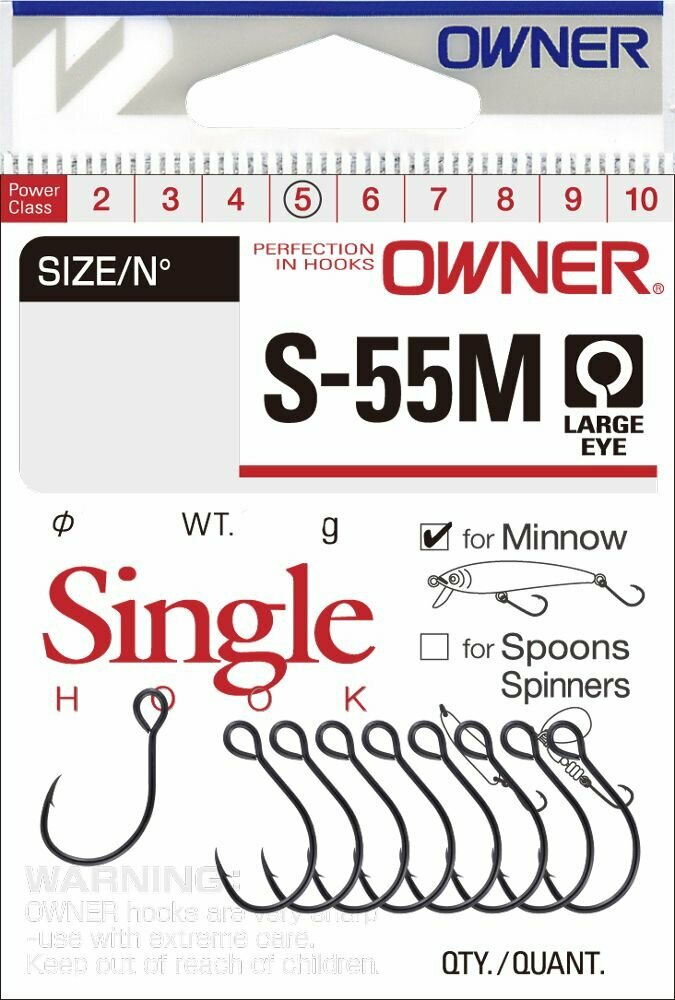 OWNER Крючок S-55M BC №8 9шт
