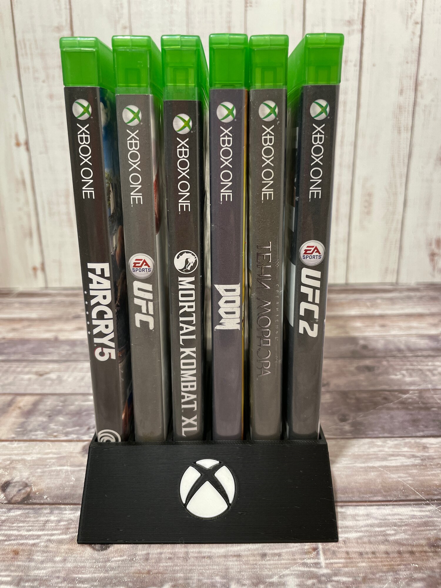 Подставка xbox на 6 диска черная