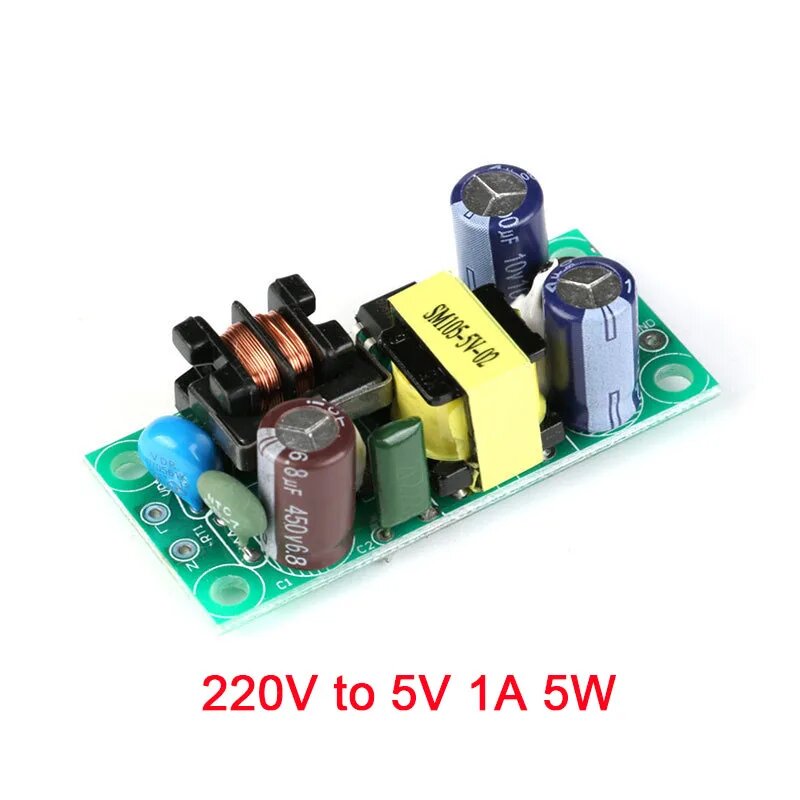 Импульсный блок питания 220V to 5V 1A 5W SM-PLG06A-12