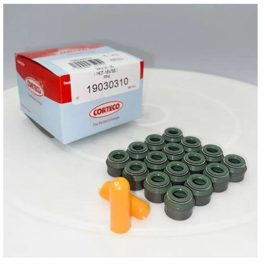 Маслосъемные колпачки 16V 2170,1118,2110-15 19030310 Corteco