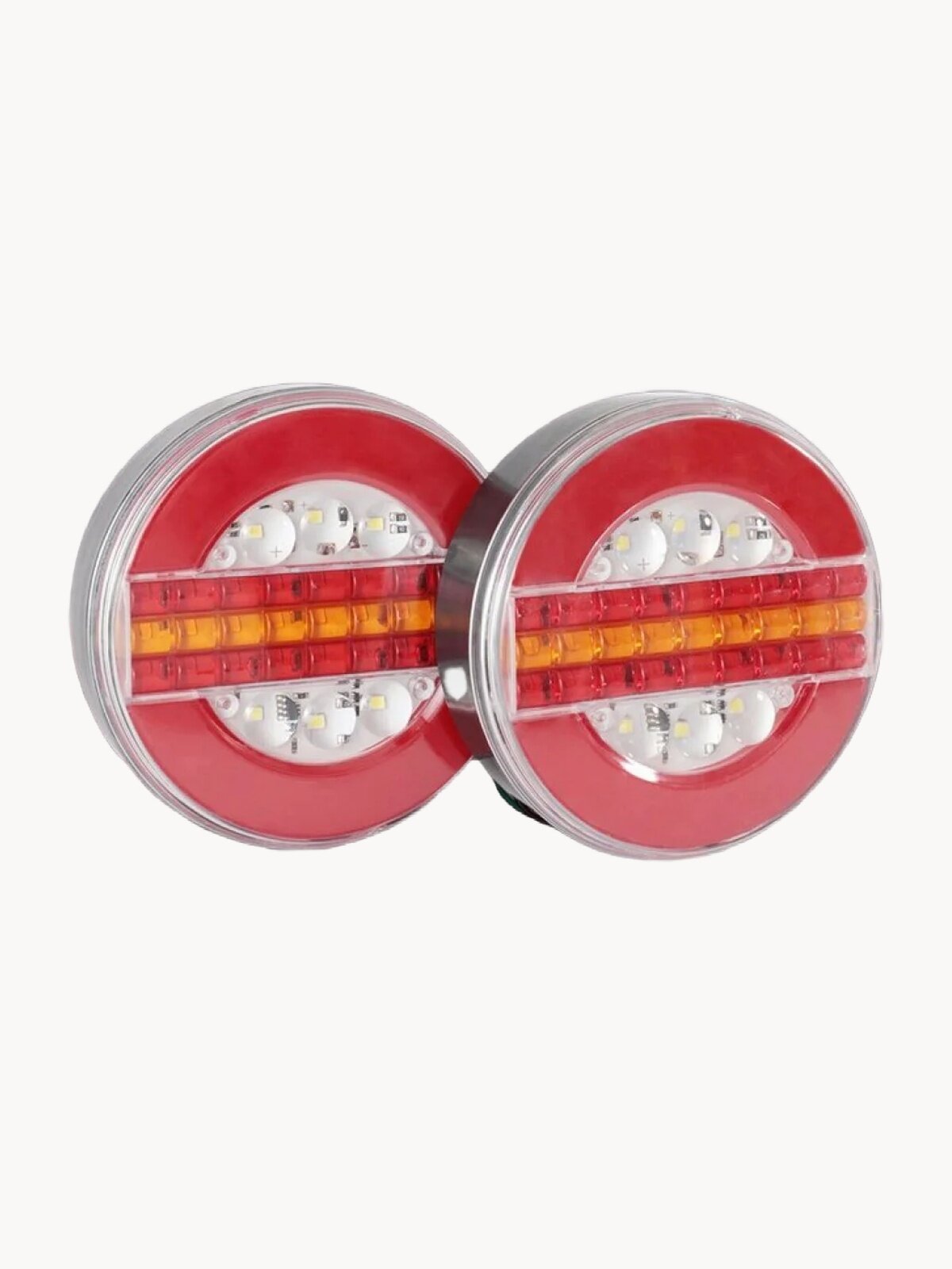 Автомобильный светодиодный габаритный задний фонарь для прицепа и грузовика с указателем поворота 2 шт 12В/24В