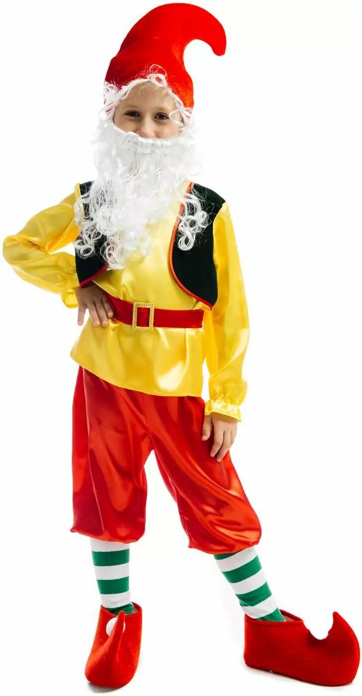 Карнавальный костюм КНР для мальчиков "Гном New", размер 122-60-51 см