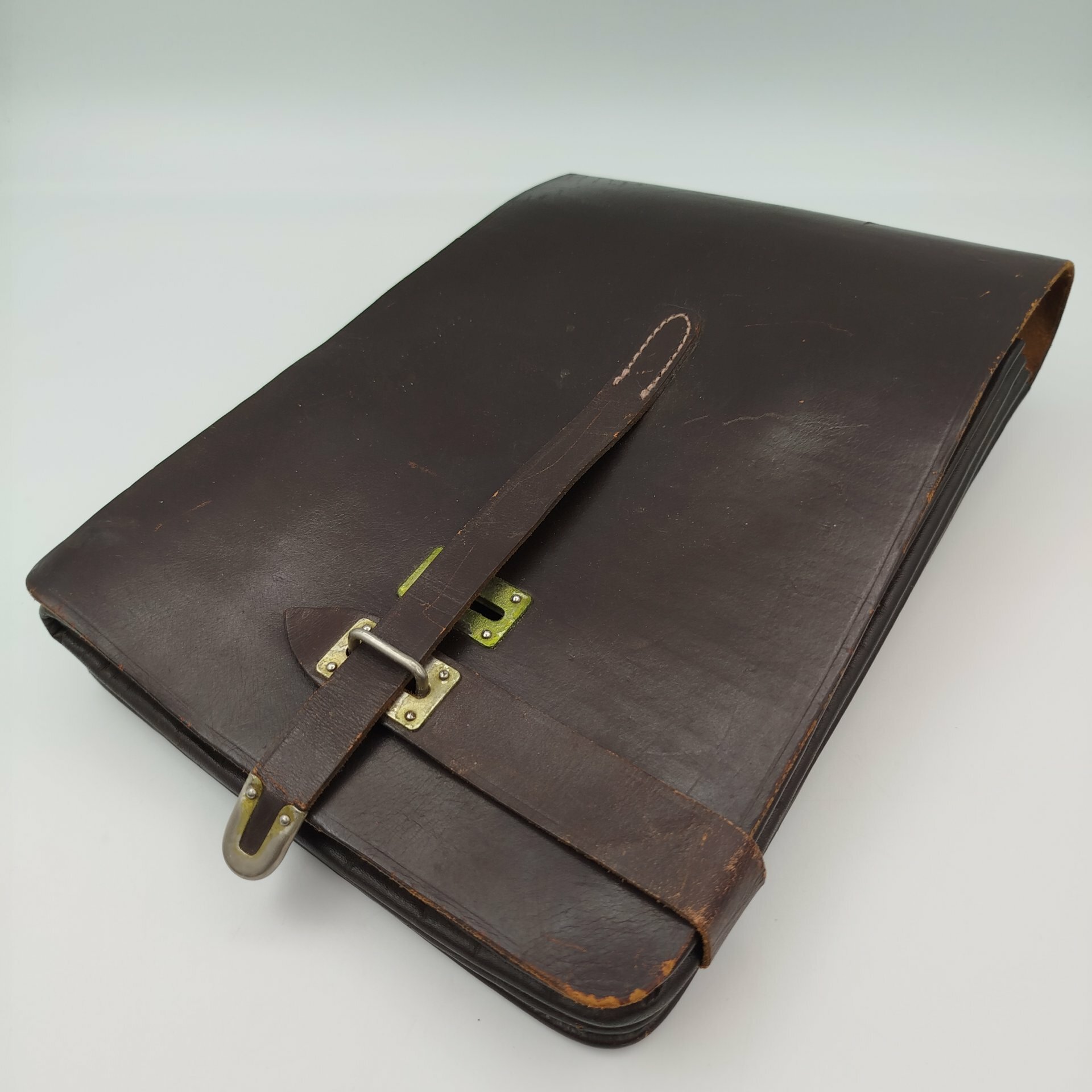 Планшет офицерский (полевая сумка), Завод имени К. Маркса, металл, кожа, пластик