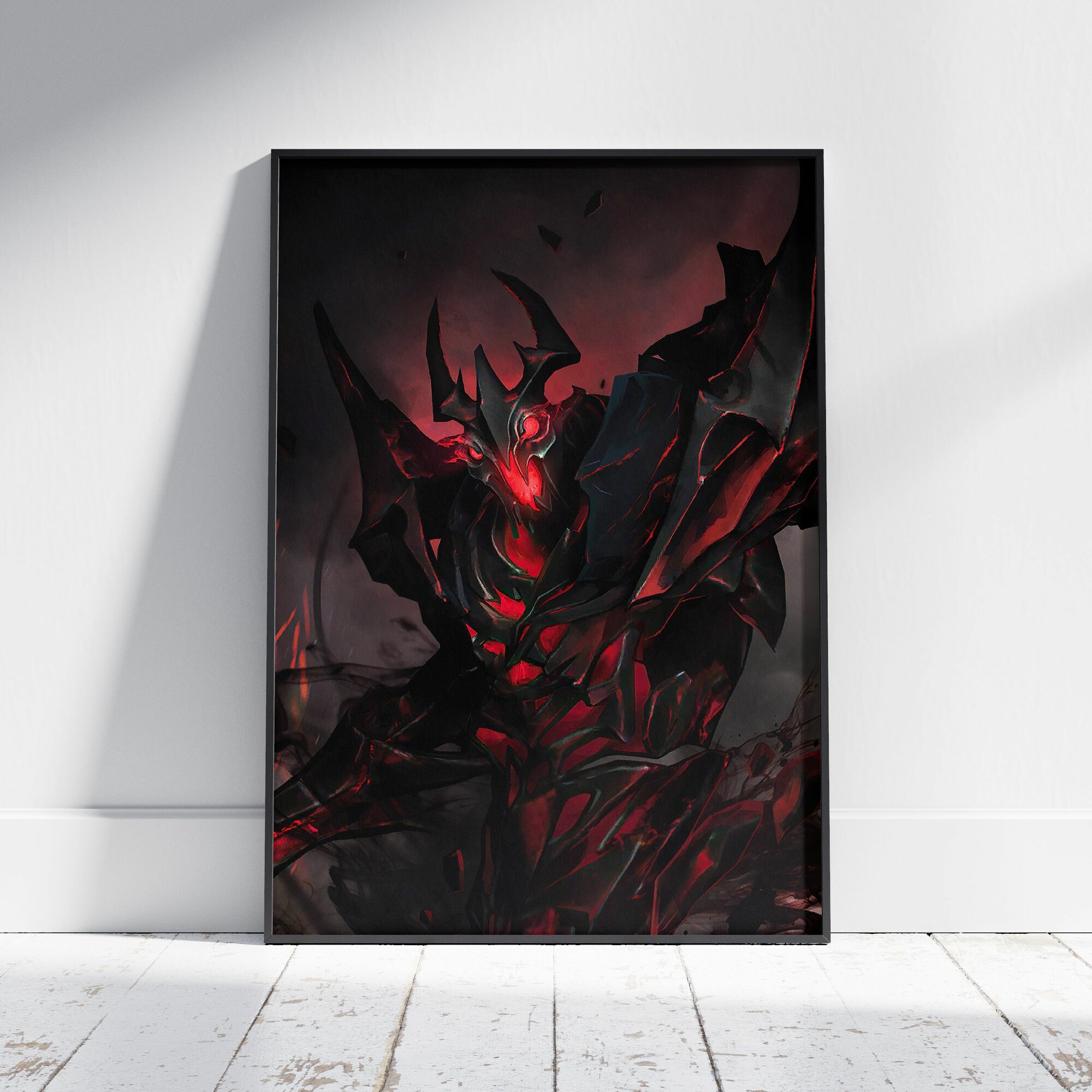 Плакат на стену для интерьера Dota 2 (Shadow Fiend 5) - Постер по игре формата A4 (21х30 см)