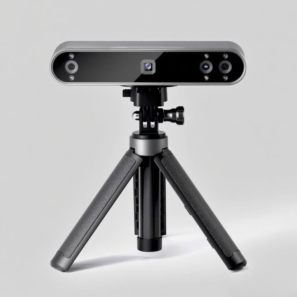 Сканер 3D POP 3 Стандартная версия с точностью 0.05мм, скоростью сканирования 18 fps, цветным сканированием, совместимый с Windows/Mac/iOS/Android, подключение USB/WiFi для смартфонов и ноутбуков, ручное и настольное сканирование