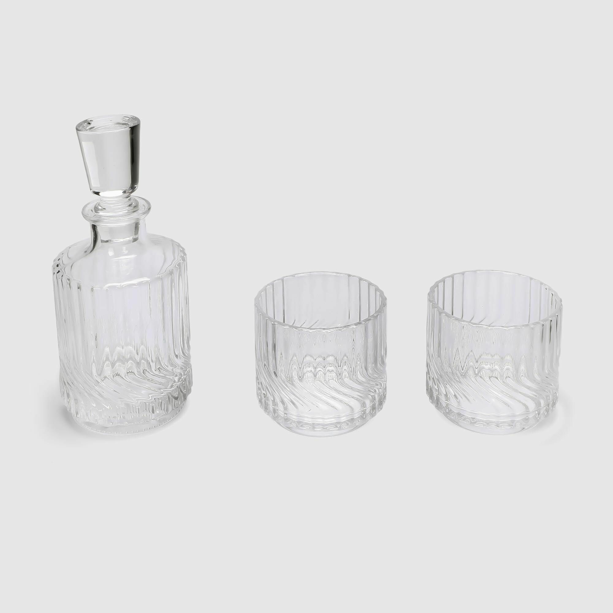 Набор для виски Crocus 2 стакана, декантер