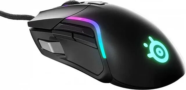 Игровая мышь проводная, черный