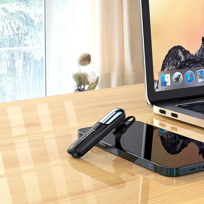 Bluetooth-гарнитура Hoco E57, черная, V5.0, до 10 ч разговора