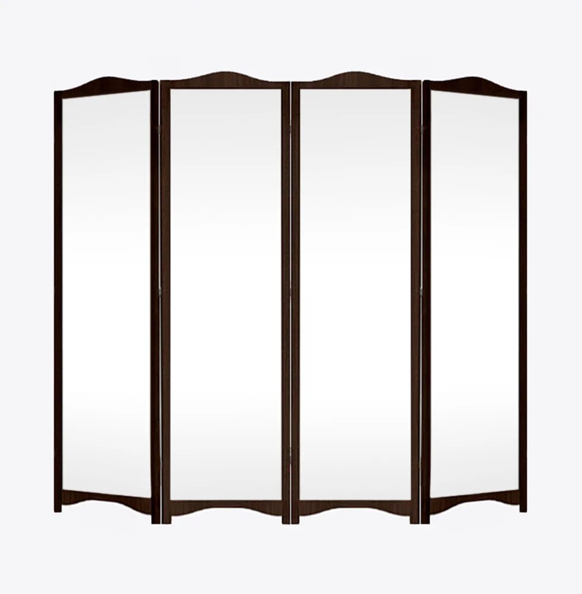 Ширма перегородка для зонирования «Винтаж волна» - 4, размер 185х200/50 см