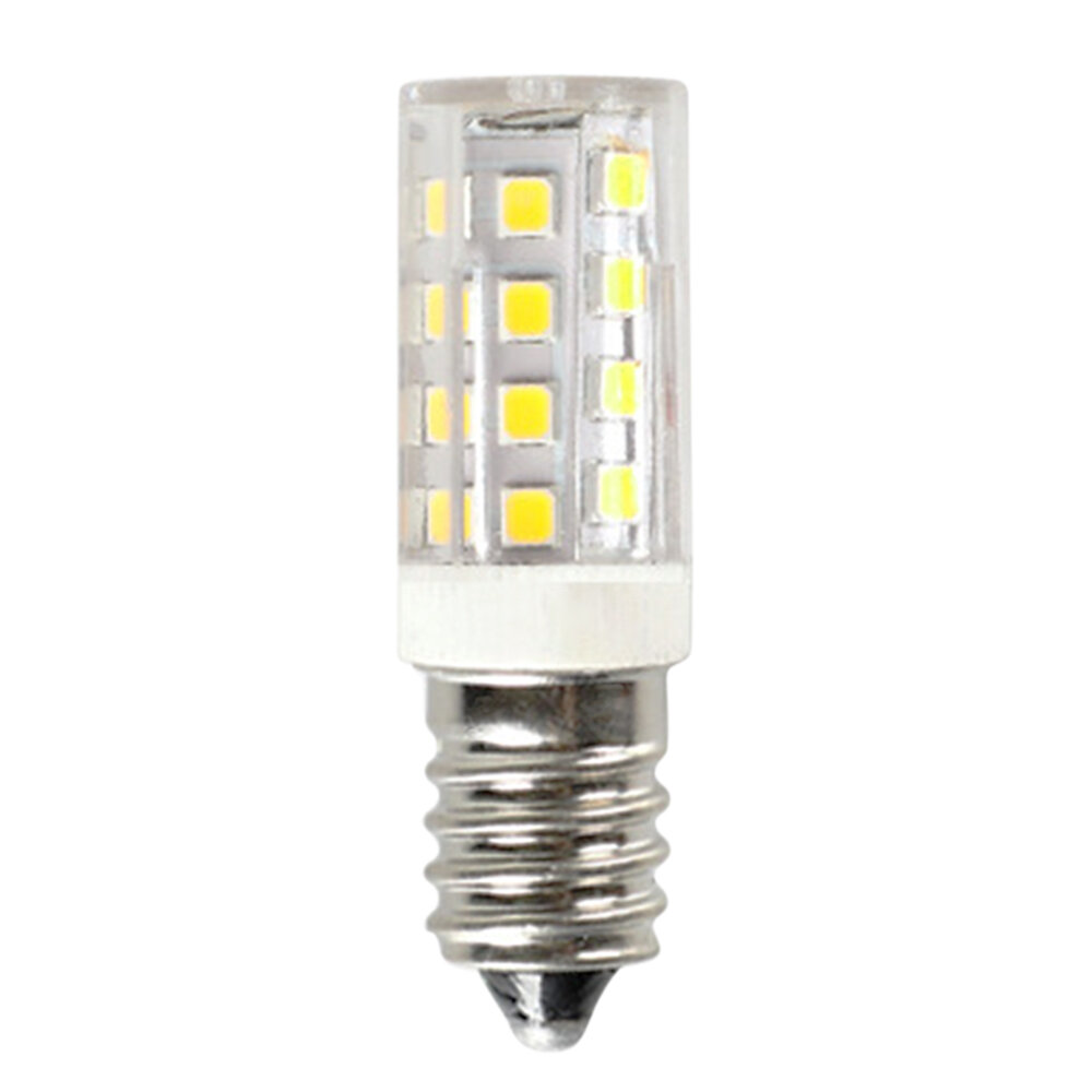 Лампы светодиодные керамические 4W E14 E12 AC220V рефрижератор кухня коридор не Мерцание кукурузная лампа теплая свет белый свет IP55 360 градусов 280 лм Ra≥80 50000ч 53*16мм 1шт