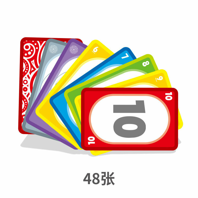 Дети бросают вызов 24 очка сумасшедших 10 математических карт 48 карточек с номерами [пластиковая упаковка] 24 балла