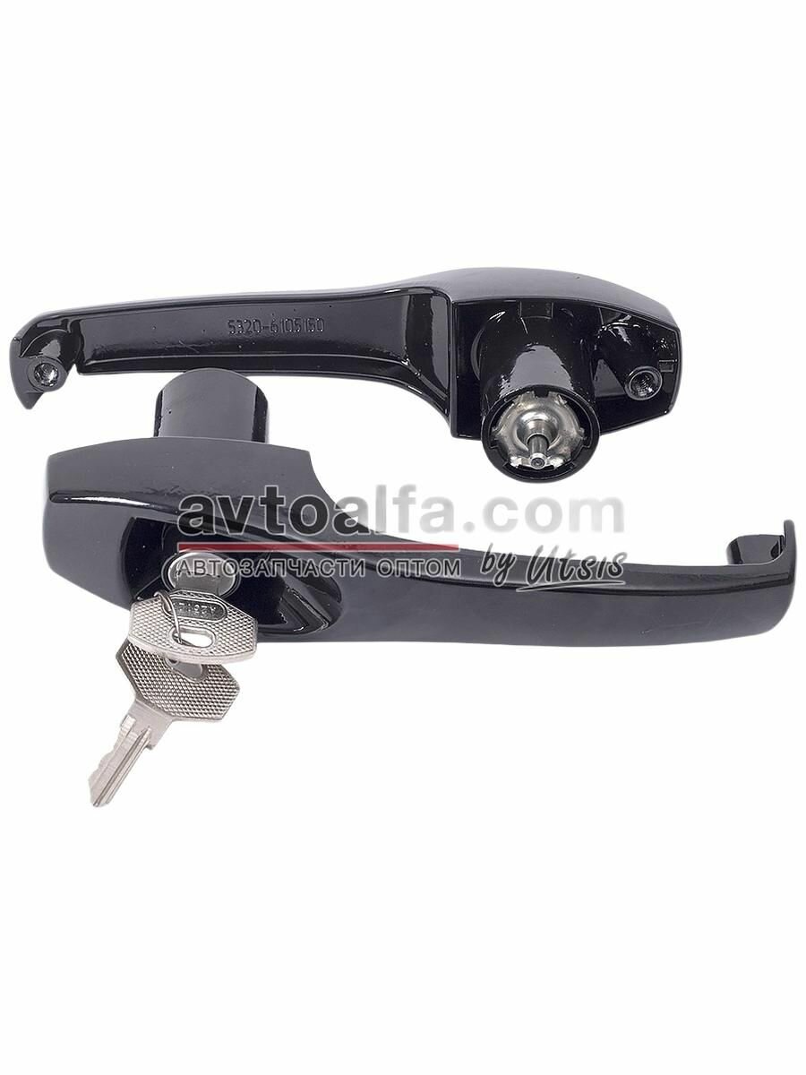 Ручка двери наружняя с ключами КАМАЗ (ООО Птимаш, г. Димитровград)