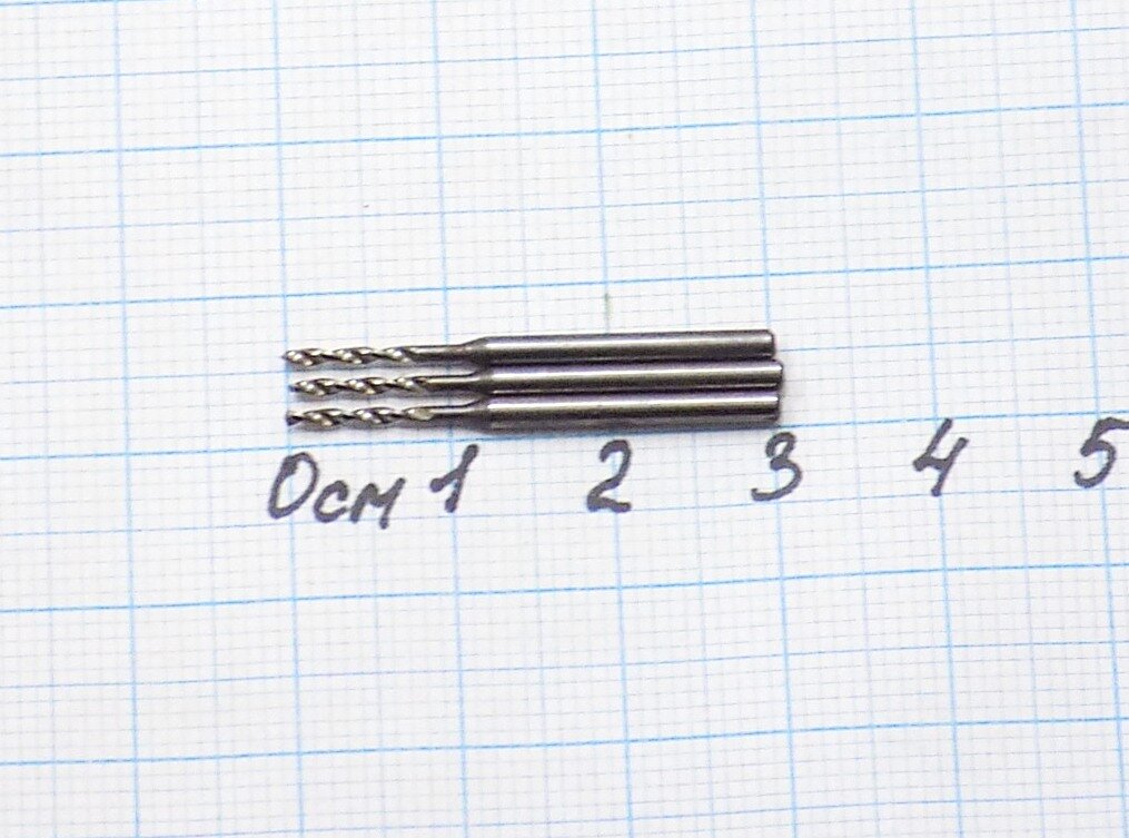 Сверло 1,8 мм ВК6-М твердосплавное (3шт)