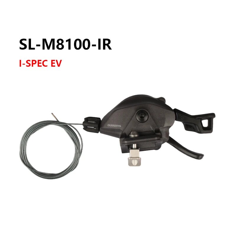 Рычаги переключения передач Shimano SLX M7100, Deore M6100, Deore XT M8100, черные, левый 2-скоростной, правый 12-скоростной SL-M8100-IR