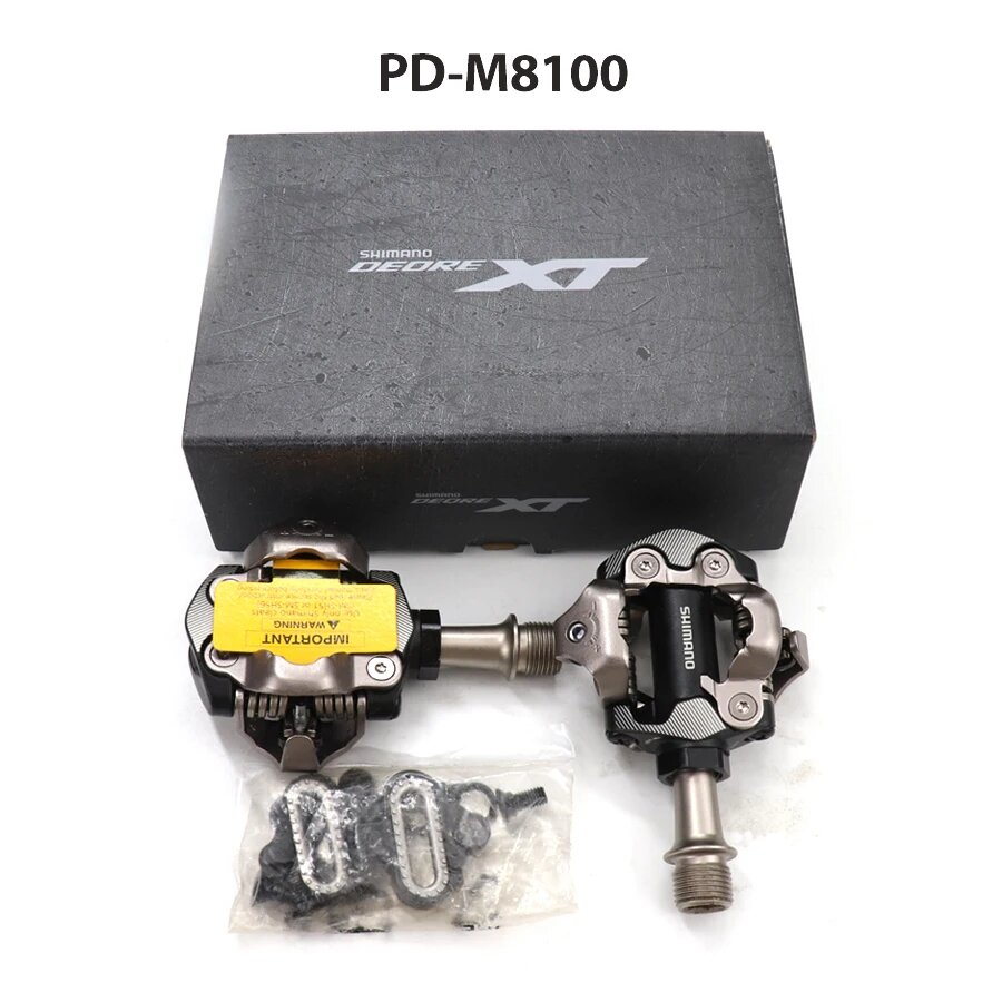 Педали Shimano DEORE XT M8100 SPD для горных велосипедов PD-M8100