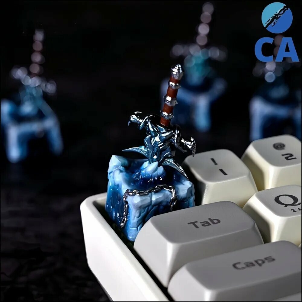 Кейкапы для механической клавиатуры - Ледяная Скорбь, World of Warcraft Artisan WOW Keycap Esc смола, клей