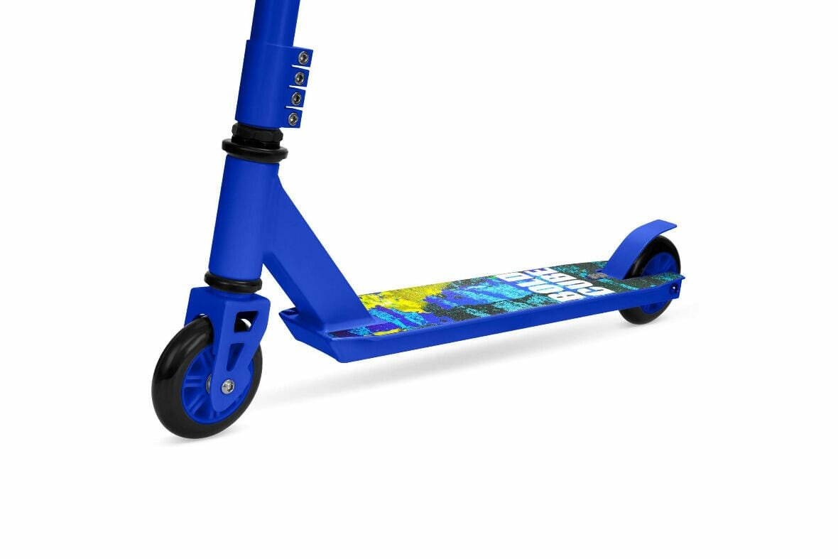 DECATHLON самокат decathlon boldcube stunt, синий — фото 1