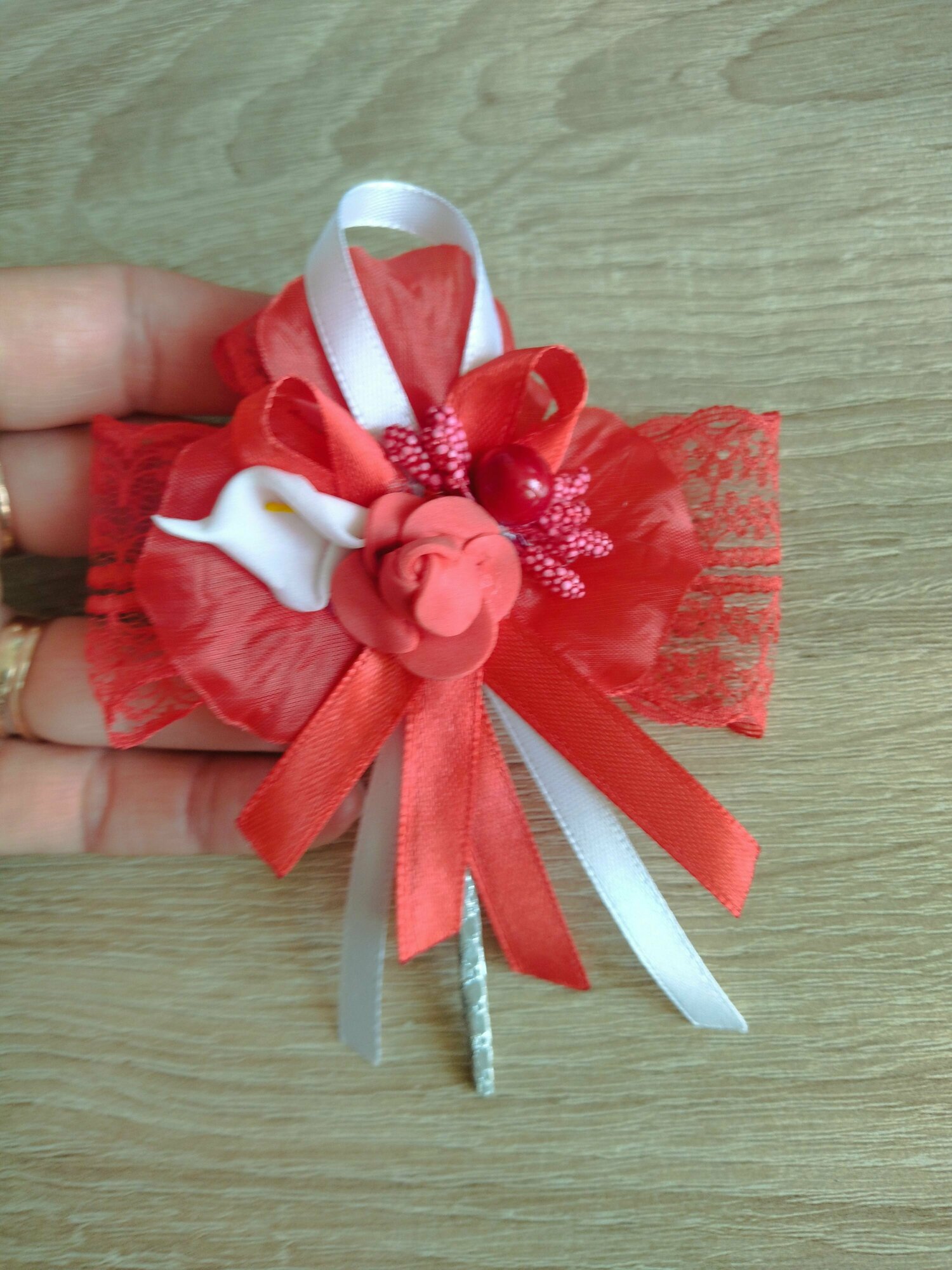 Свадебная бутоньерка для жениха или свидетеля, для друзей жениха