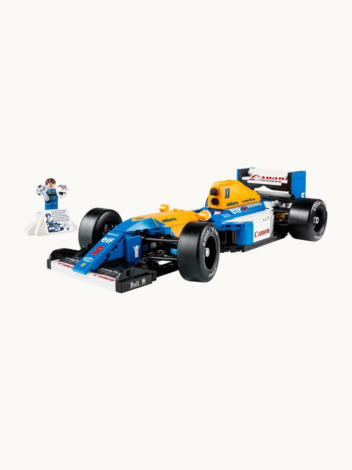 Конструктор LEGO Коллекционные наборы 10353 Автомобиль Williams Racing FW14B и Найджел Мэнселл, 799 дет.
