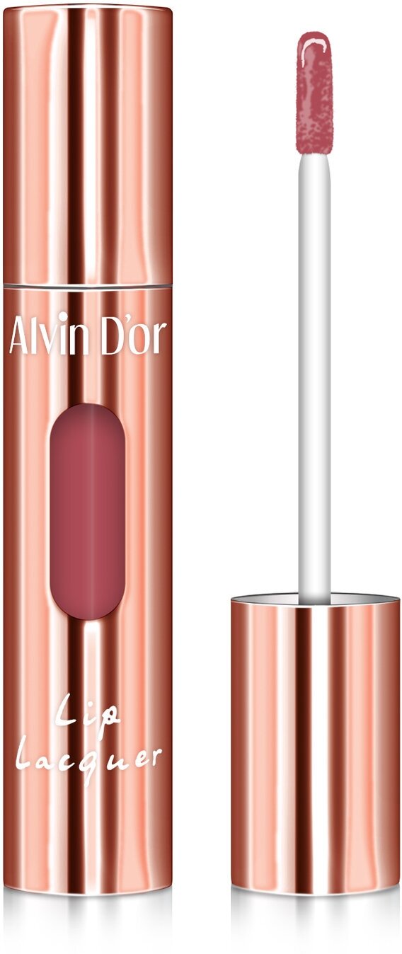 Alvin D'or, Жидкая лаковая помада Lip Lacquer (тон 02 Спелая малина)