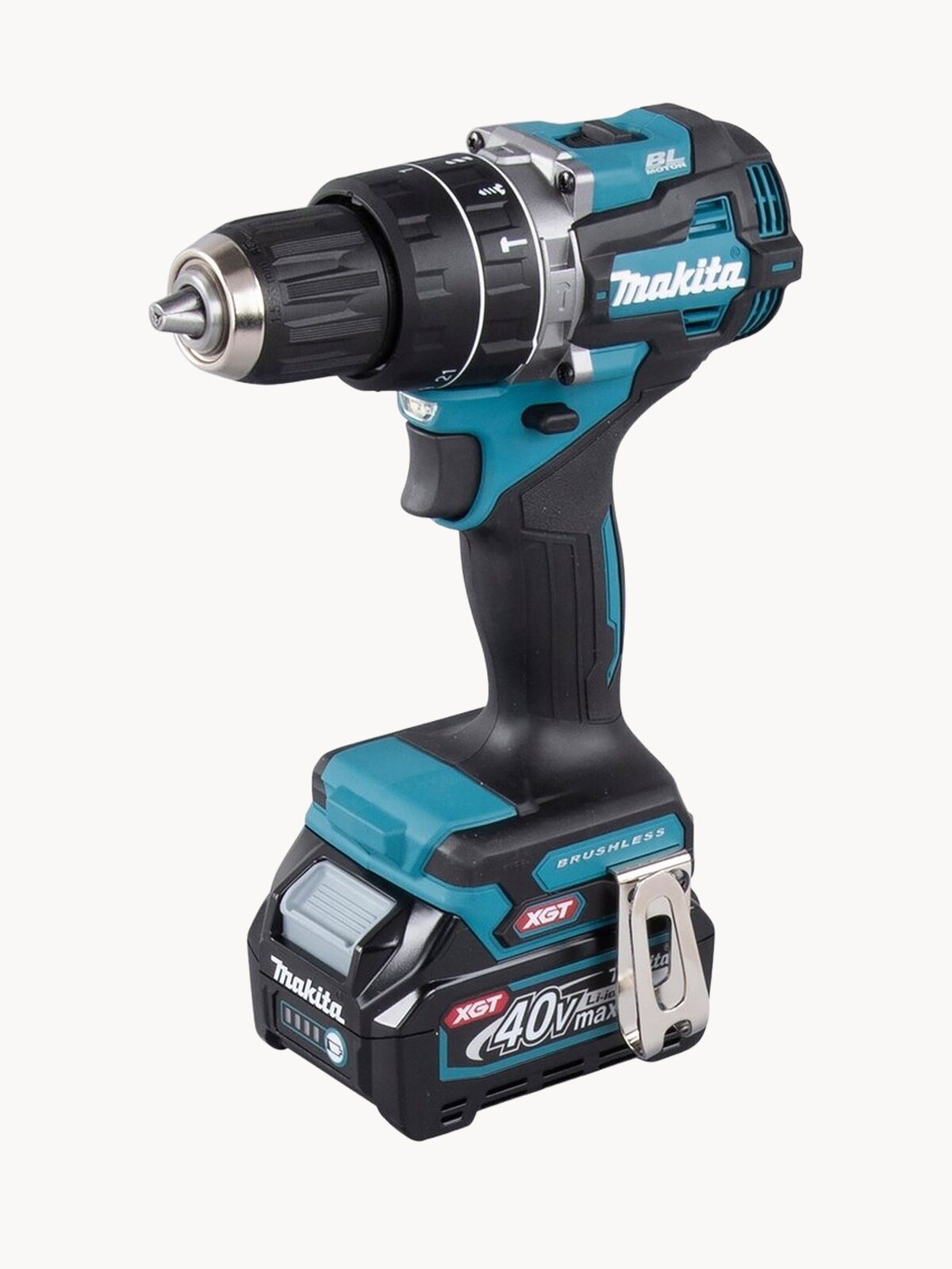 Дрель-шуруповерт аккумуляторная 65Нм XGT 40В, 2х2,5Ач, з/у Makita HP002GD201