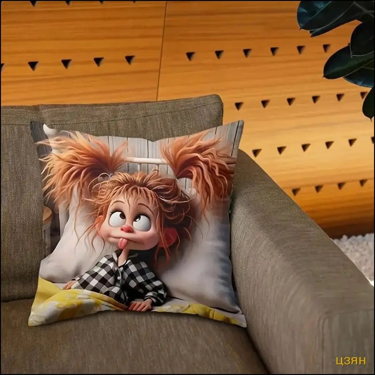 Наволочка декоративная 45x45 см 1 шт медь